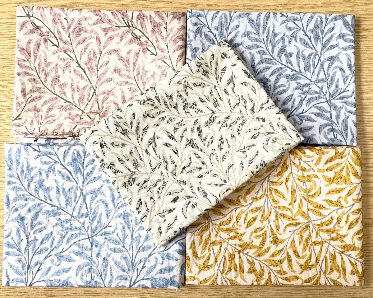 Fat Quarter Bundle - William Morris Willow Bough Light Collection – House of Haberdashery