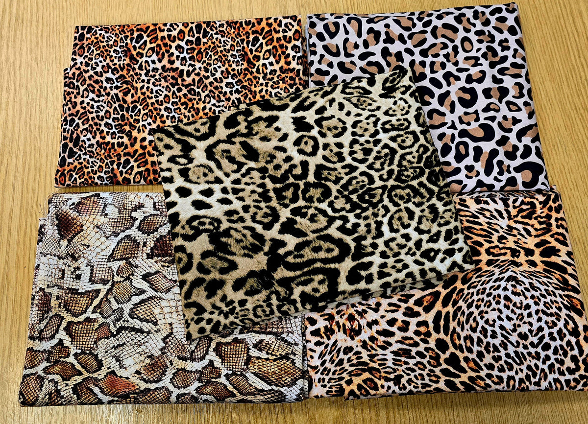 Fat Quarter Bundle - Animal Print - Leopard - Cheetah - Snake – House ...