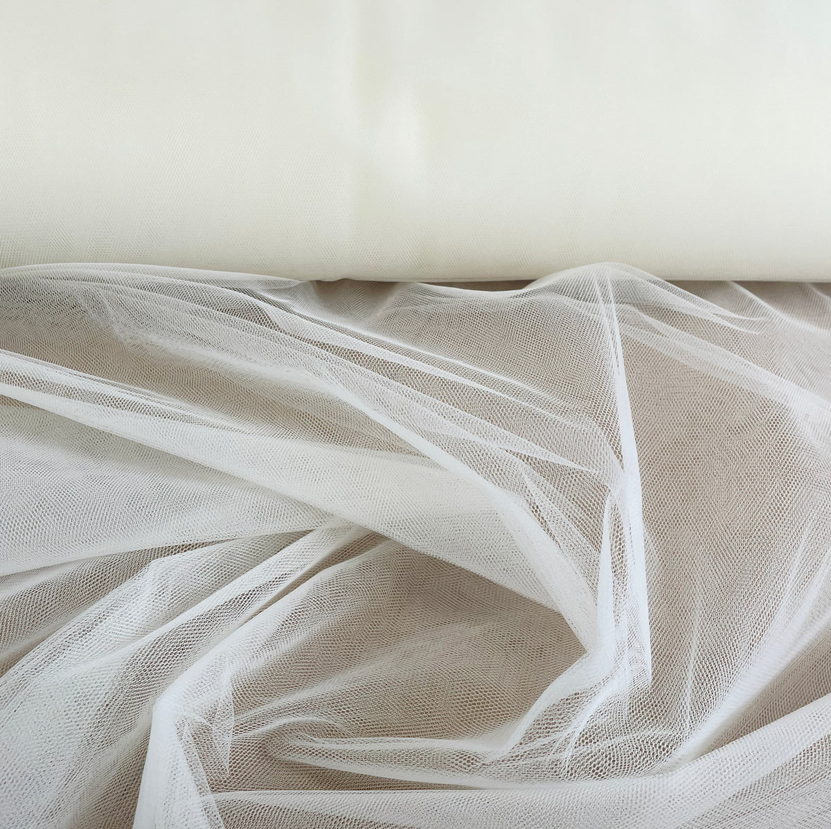 Bridal Fabric - Ivory Tulle Bridal Veiling Fabric – House of Haberdashery